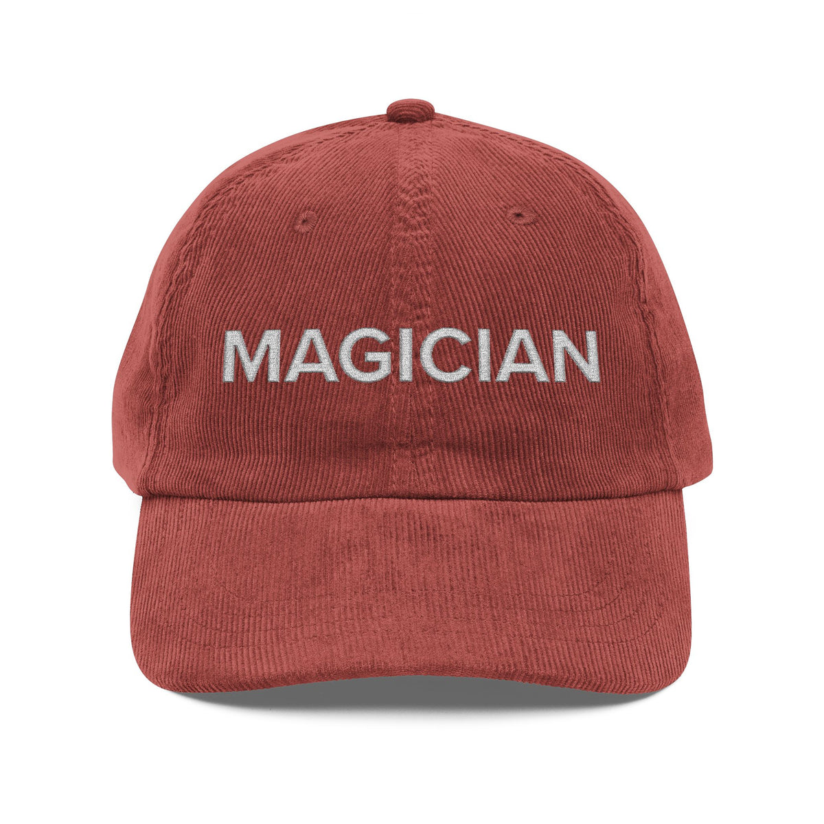 Magician's Embroidered Vintage Corduroy Cap — MichaelClose.com